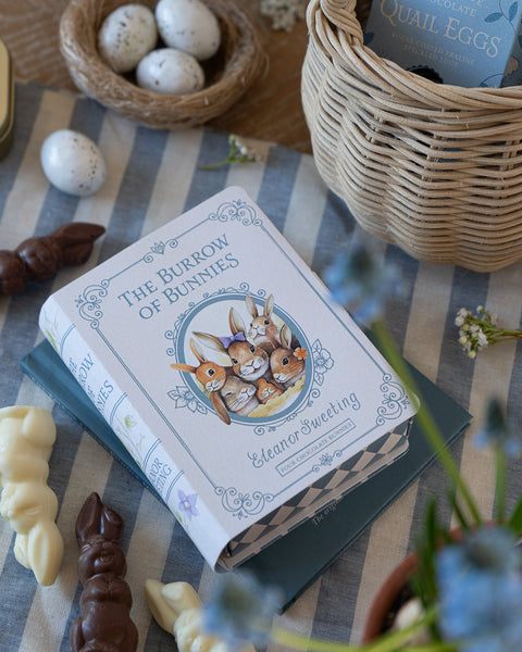 The Burrow of Bunnies - Four Chocolate Bunnies – Greige Lifestyle