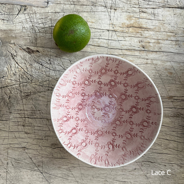 Wonki Ware Pudding Bowl - Pink Lace or Wash – Greige Lifestyle