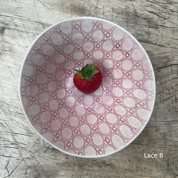 Wonki Ware Pudding Bowl - Pink Lace or Wash – Greige Lifestyle