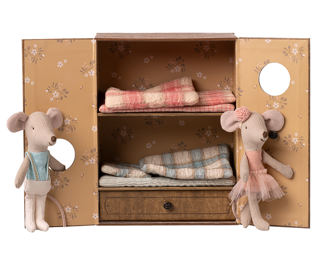 Maileg Ballet Mice in Dance Studio - Little Sister and Little Brother ...