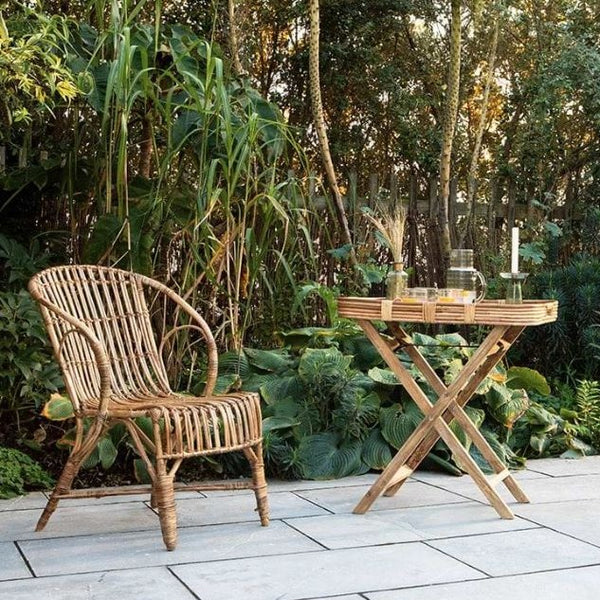 Folding Rattan Tray Table – Greige Lifestyle