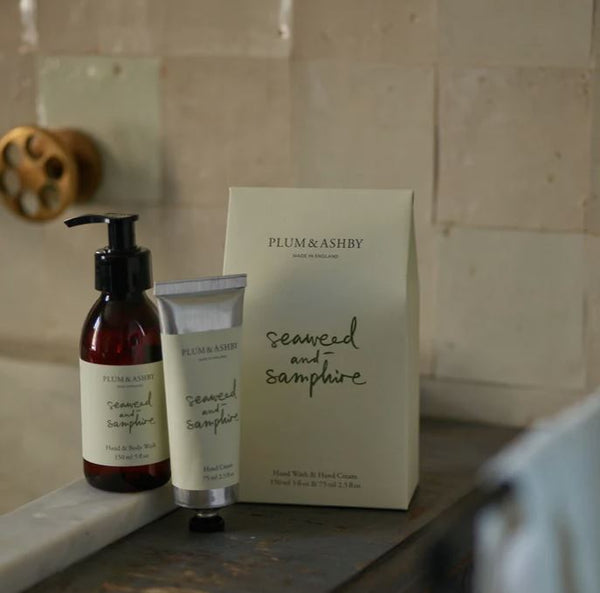 Plum & Ashby Hand Wash & Hand Cream - Seaweed & Samphire Fragrance ...