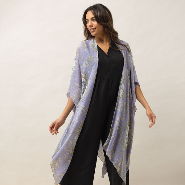 Valentine Lilac Throwover - One Hundred Stars