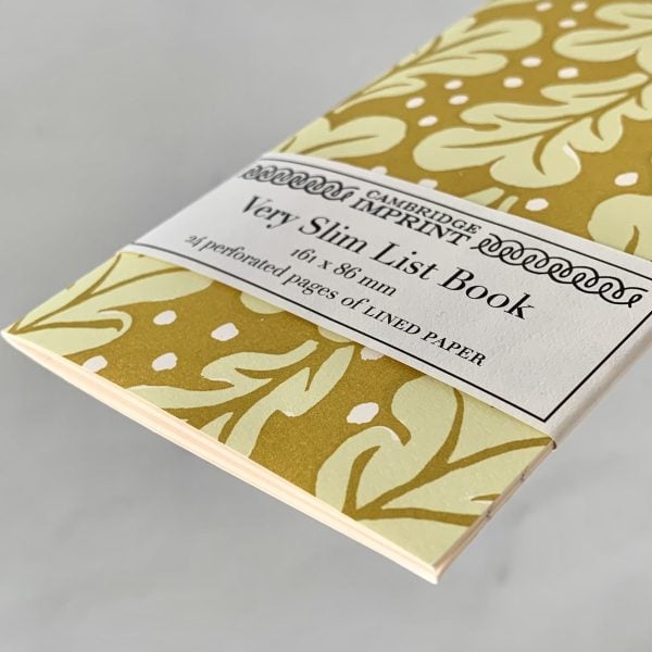 Very Slim List Book - Quercus - Sap Green – Greige Lifestyle
