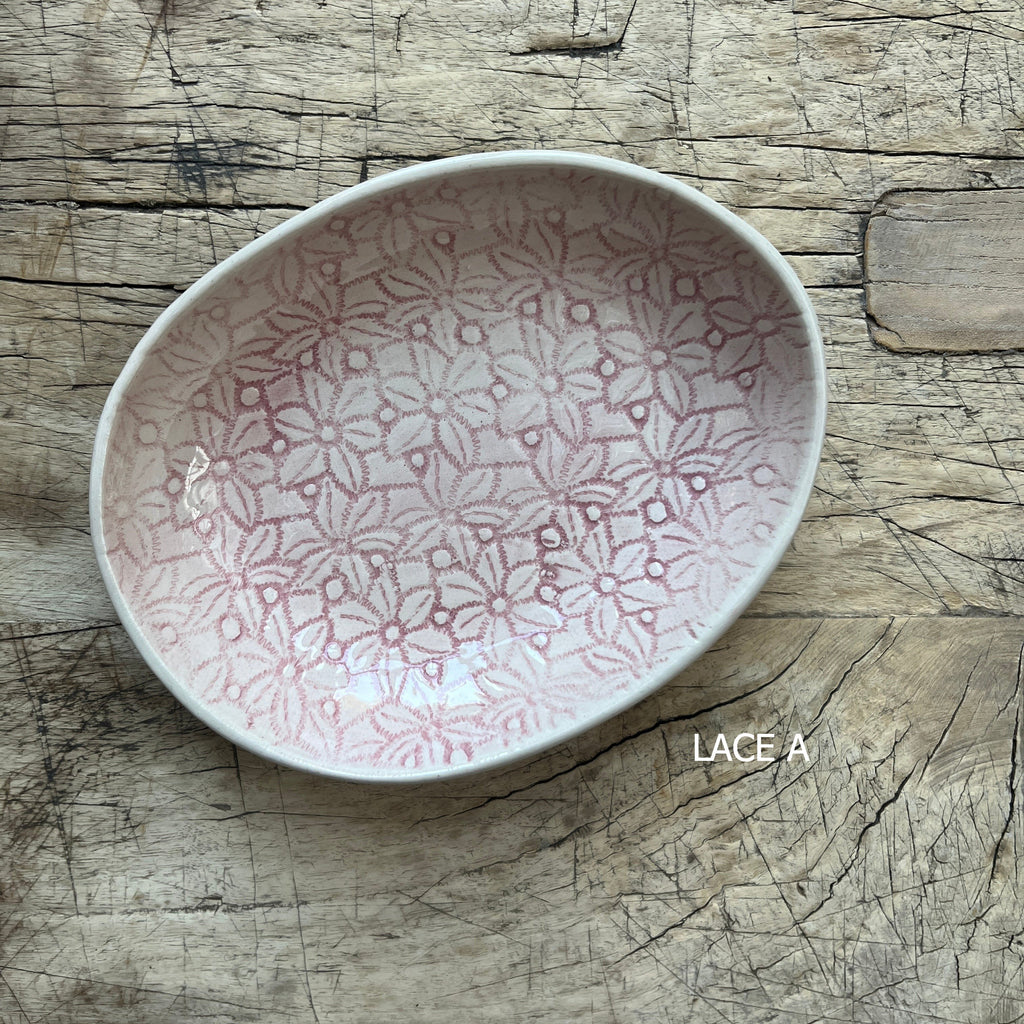 Wonki Ware Sushi or Tapas Dish - Pink Lace – Greige Lifestyle