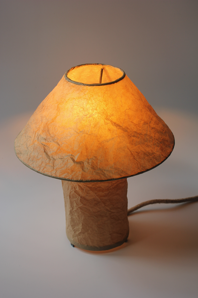Handmade Momigami Paper Lamp