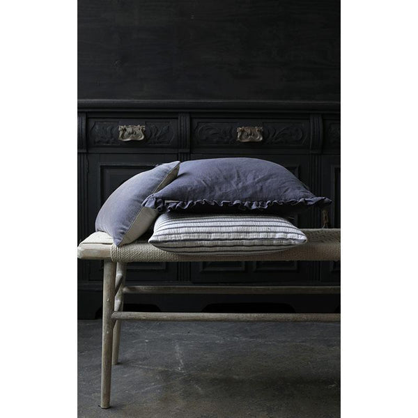 Woven Rope and Mango Wood Bench – Greige Lifestyle
