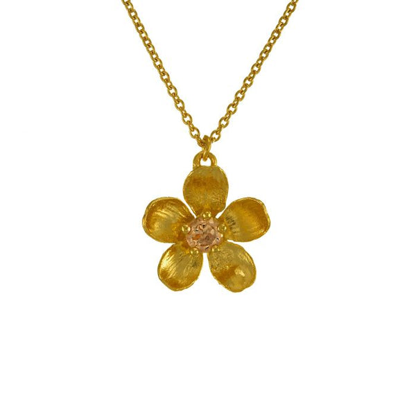 Citrine Buttercup Necklace - Gold - Alex Monroe – Greige Lifestyle