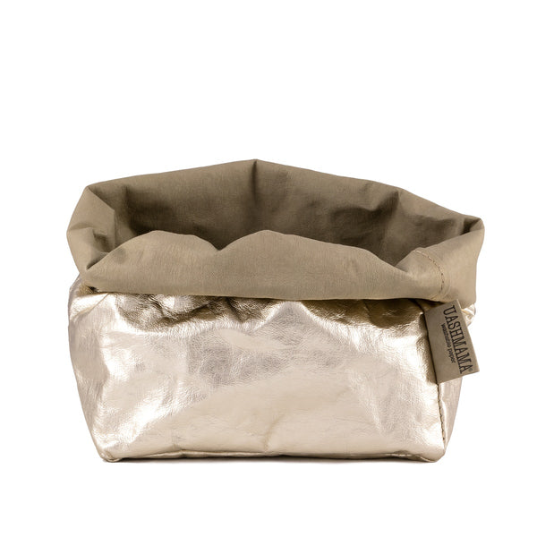 Metallic Paper Bag from Italy - Platinum – Greige Lifestyle